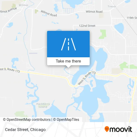 ¿Cómo llegar a Cedar Street, Channel Lake en