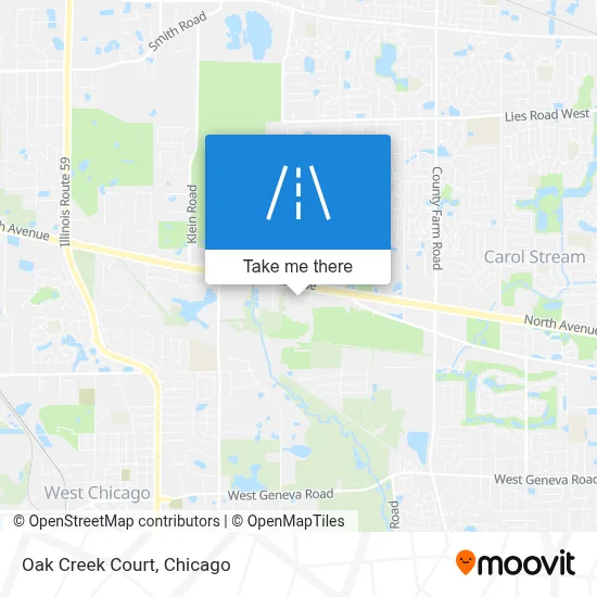 ¿Cómo llegar a Oak Creek Court, Chicago en