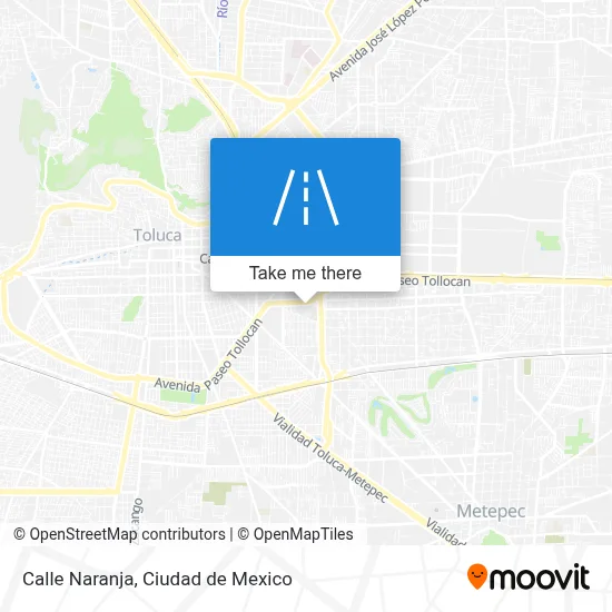 ¿Cómo llegar a Calle Naranja, Ciudad de México en autobús, tren o metro?