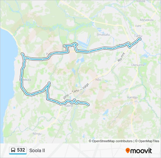 532 Route: Schedules, Stops & Maps - Soola II (Updated)