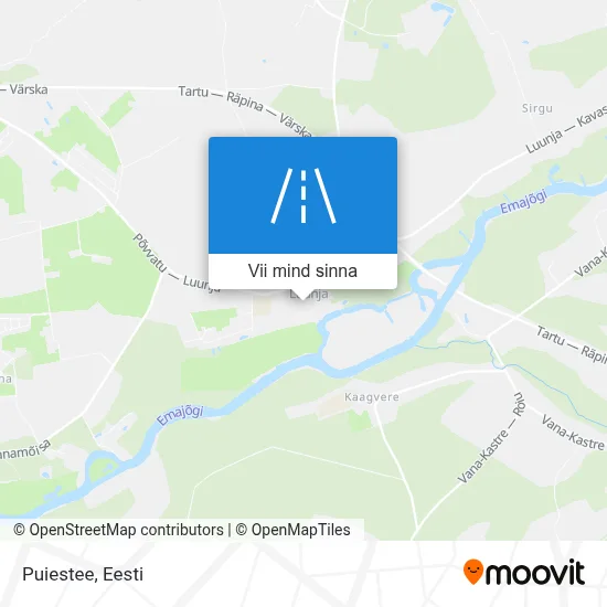 Kuidas jõuda Puiestee, Luunja buss?