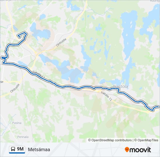 9M Route: Schedules, Stops & Maps - Metsämaa (Updated)