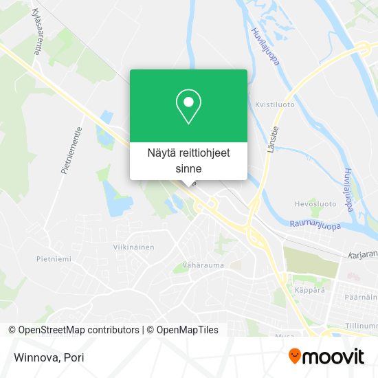 Miten pääset kohteeseen Winnova kaupungissa Pori kulkuvälineellä bussi?