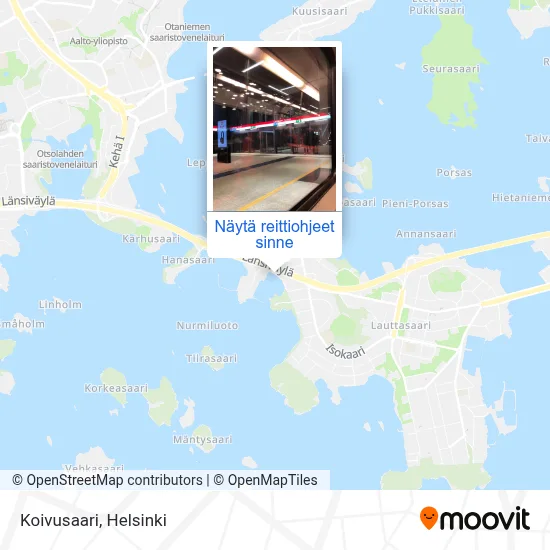 Koivusaari asema - reitit, aikataulut ja hinnat