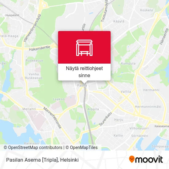 Pasilan Asema [Tripla] - reitit, aikataulut ja hinnat
