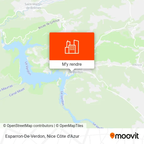 Transports en commun à Esparron-De-Verdon