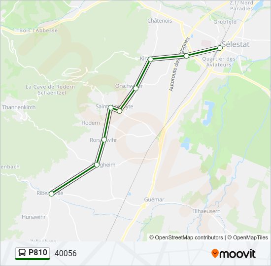 Línea p810: horarios, paradas y mapas - 40056 (Actualizado)