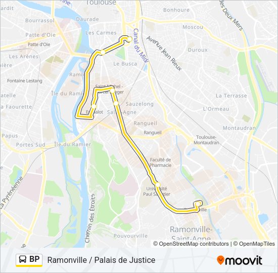 bp Route: Schedules, Stops & Maps - Ramonville (Updated)