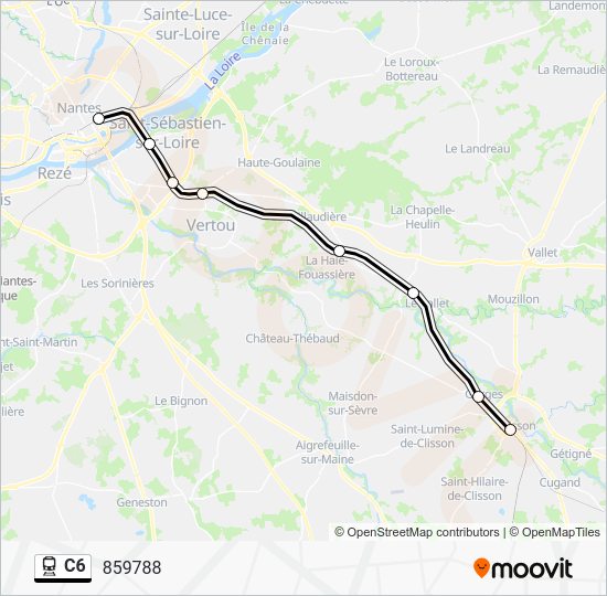 c6 Itinéraire: Horaires, Arrêts & Plan - 859788 (mis à jour)