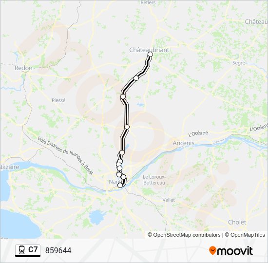 c7 Itinéraire: Horaires, Arrêts & Plan - 859644 (mis à jour)