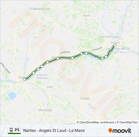 p5 Route: Schedules, Stops & Maps - Angers Saint-Laud‎→Nantes (Updated)