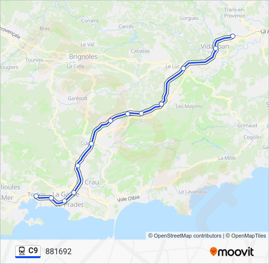 Línea c9: horarios, paradas y mapas - 881692 (Actualizado)