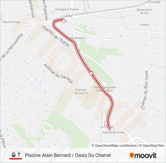 t Route: Schedules, Stops & Maps - Piscine Alain Bernard / Oasis Du ...