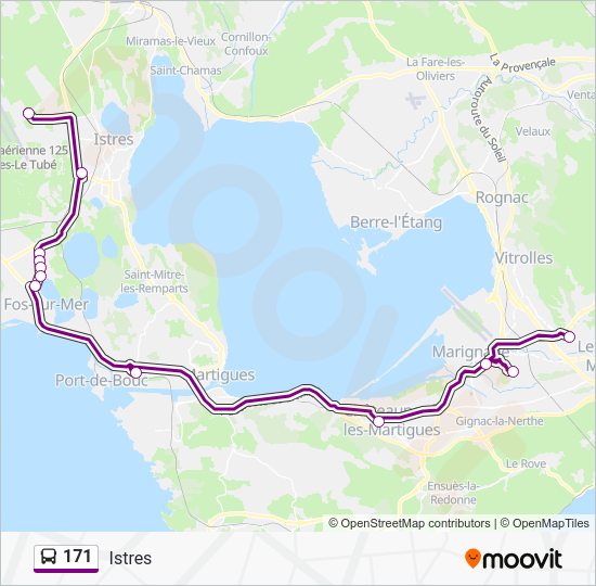 171 Route: Schedules, Stops & Maps - Istres (Updated)