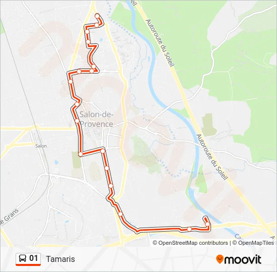 Línea 01: horarios, paradas y mapas - Tamaris (Actualizado)