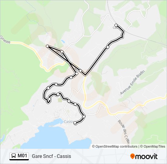 m01 Route: Schedules, Stops & Maps - Gare Sncf - Cassis (Updated)