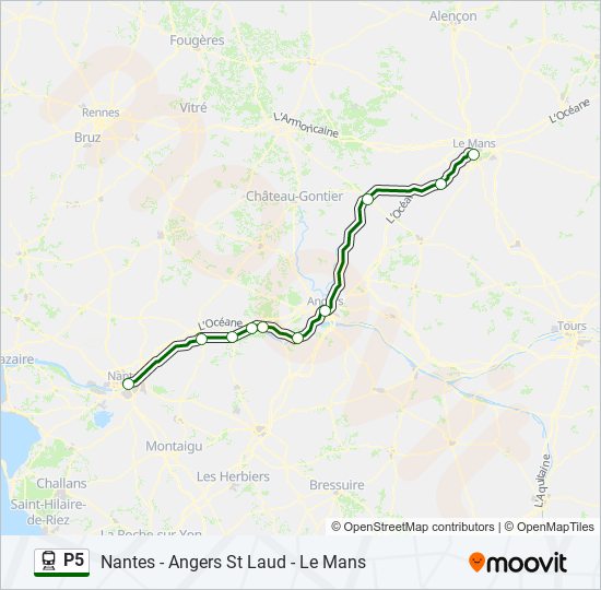 p5 Route: Schedules, Stops & Maps - 857502 (Updated)