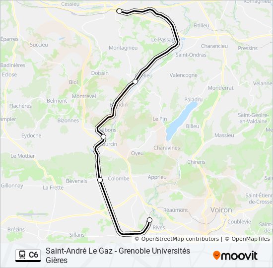 c6 Route: Schedules, Stops & Maps - 49808 (Updated)