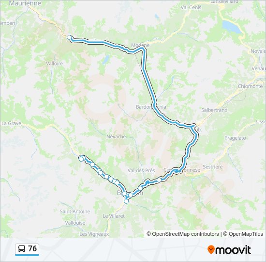 76 Route: Schedules, Stops & Maps - (Updated)