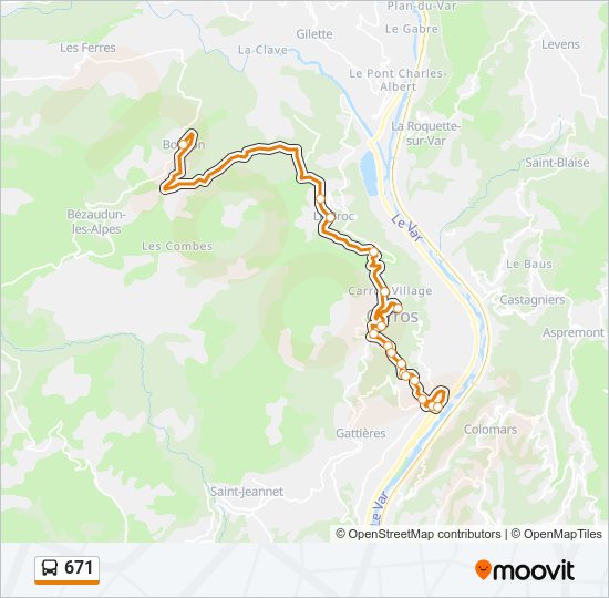671 Route: Schedules, Stops & Maps - (Updated)