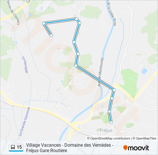 15 Route: Schedules, Stops & Maps - Fréjus Gare Routière (Updated)
