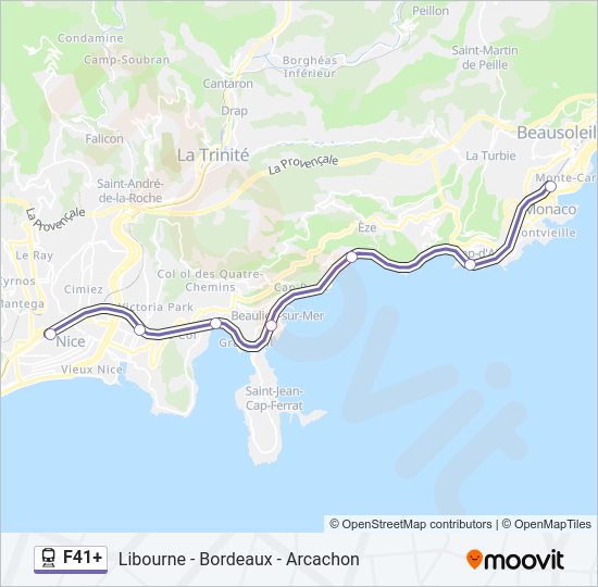 f41 Itinéraire: Horaires, Arrêts & Plan - 453244 (mis à jour)
