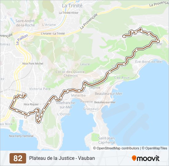 82 Route: Schedules, Stops & Maps - Plateau De La Justice (Updated)