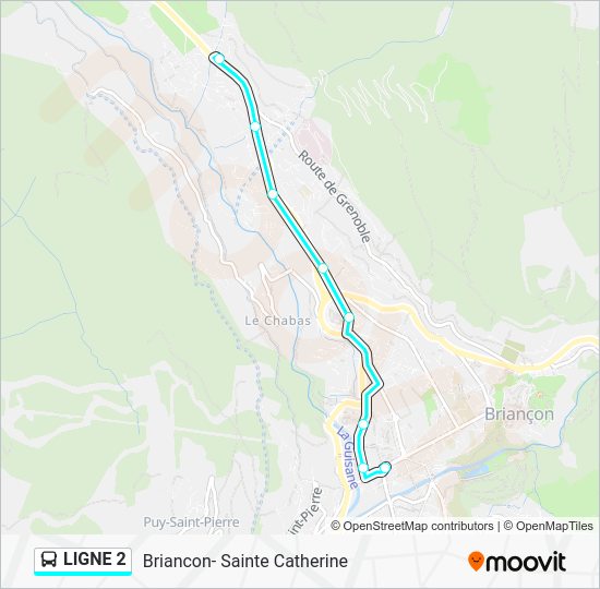 ligne 2 Route: Schedules, Stops & Maps - Briancon- Sainte Catherine ...