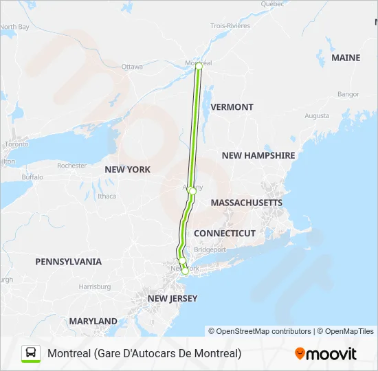 FLIXBUS N2679 Route: Schedules, Stops & Maps - Montreal (Gare D ...