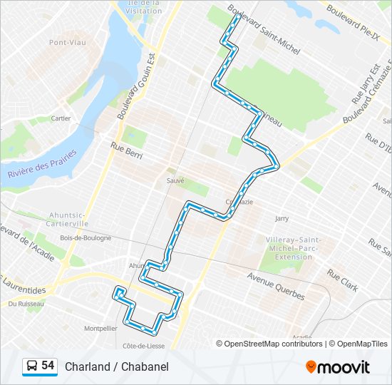54 Route: Schedules, Stops & Maps - 54-O (Updated)