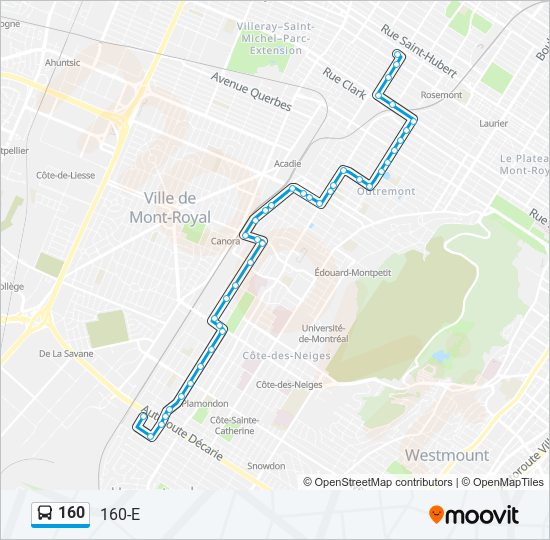 160 Route: Schedules, Stops & Maps - Est (Updated)