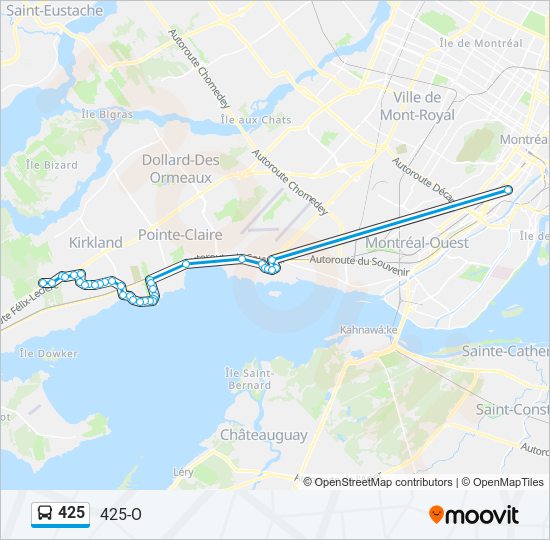 425 Route: Schedules, Stops & Maps - 425-O (Updated)