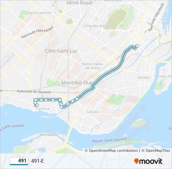 491 Route: Schedules, Stops & Maps - 491-E (Updated)
