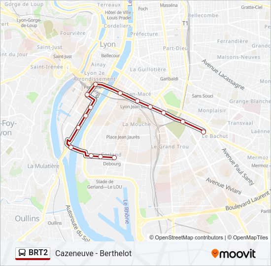 brt2 Route: Schedules, Stops & Maps - Cazeneuve - Berthelot (Updated)
