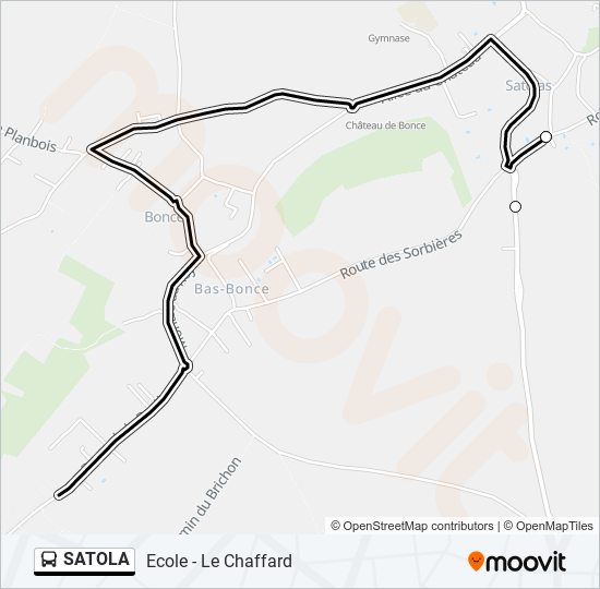satola Route: Schedules, Stops & Maps - Ecole - Satolas Et Bonce (Updated)