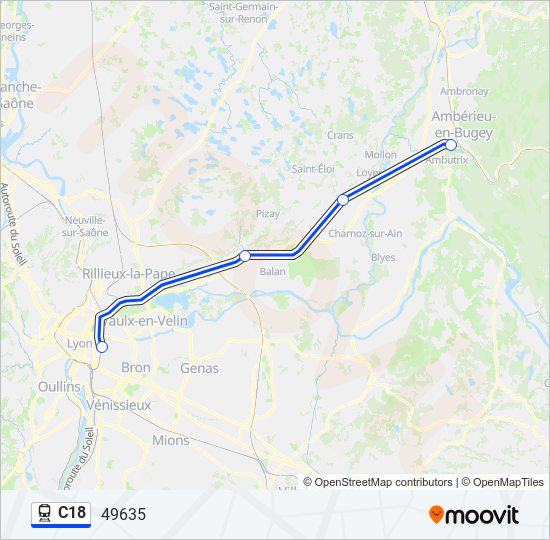 c18 Route: Schedules, Stops & Maps - 49635 (Updated)