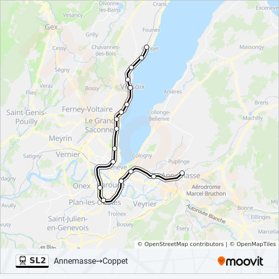 sl2 Route: Schedules, Stops & Maps - Genève-Eaux-Vives‎→Genève (Updated)