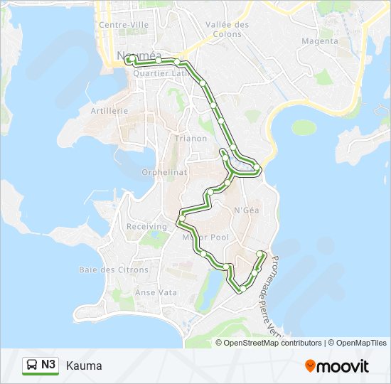 n3 Route: Schedules, Stops & Maps - Kauma (Updated)
