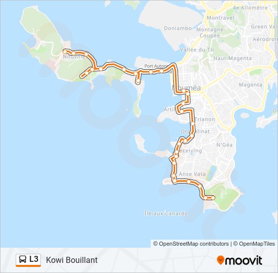 l3 Route: Schedules, Stops & Maps - Kowi Bouillant (Updated)