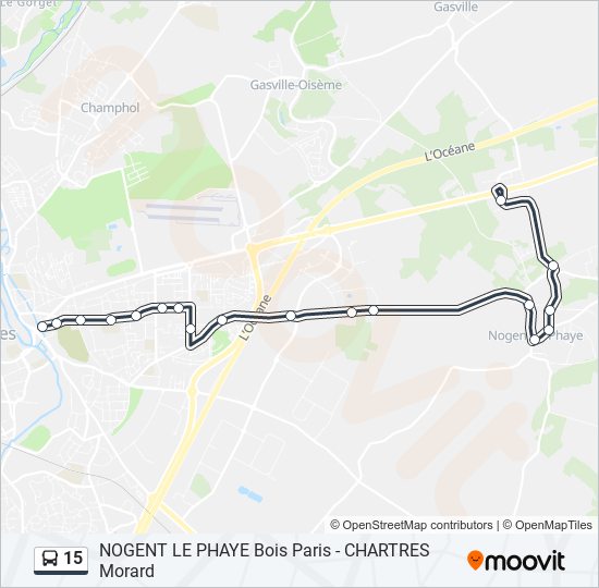 15 Route: Schedules, Stops & Maps - 15 Nogent Le Phaye (Updated)