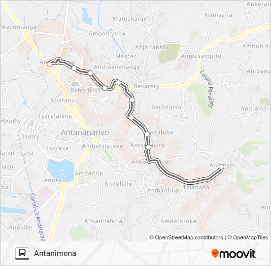 160 Route: Schedules, Stops & Maps - Antanimena (Updated)