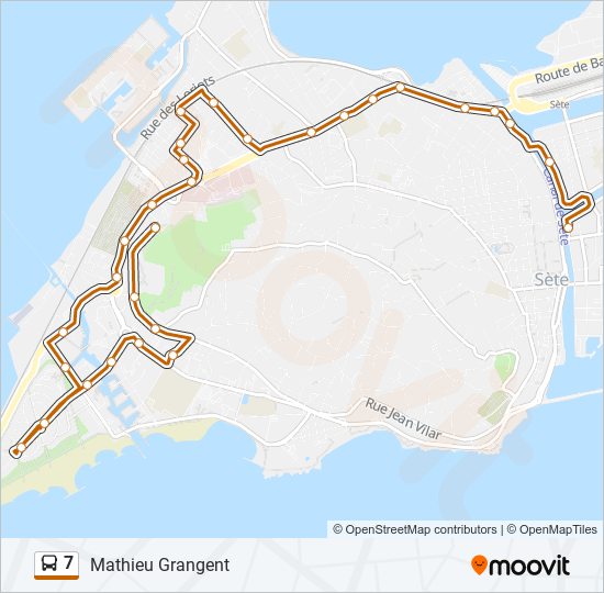 7 Route: Schedules, Stops & Maps - Mathieu Grangent (Updated)