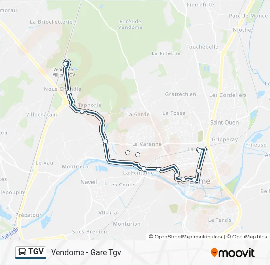 TGV Itinéraire: Horaires, Arrêts & Plan - Vendome - Gare Tgv (mis à jour)