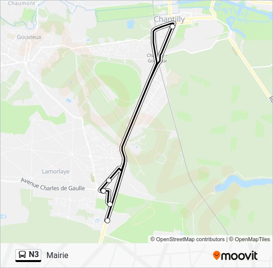 n3 Route: Schedules, Stops & Maps - Mairie (Updated)