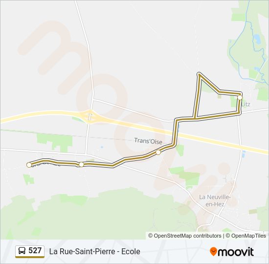 527 Route: Schedules, Stops & Maps - La Rue-Saint-Pierre - Ecole (Updated)