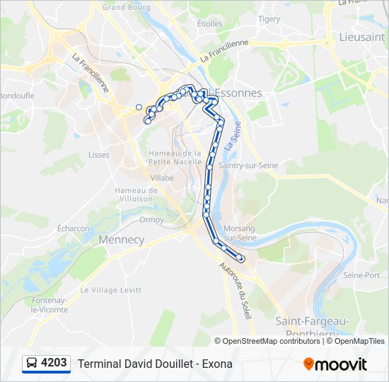 4203 Route: Schedules, Stops & Maps - Terminal David Douillet (Updated)