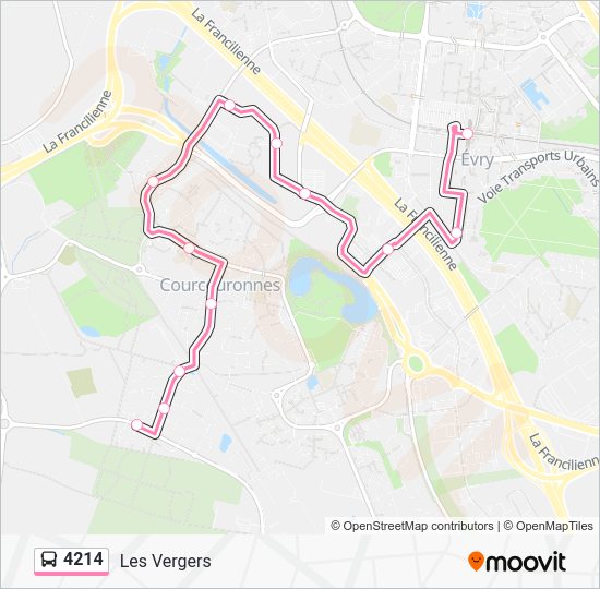4214 Itinéraire: Horaires, Arrêts & Plan - Les Vergers (mis à jour)