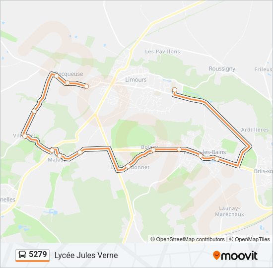 5279 Route: Schedules, Stops & Maps - Lycée Jules Verne (Updated)