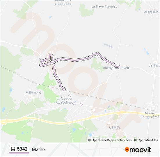 5342 Route: Schedules, Stops & Maps - Mairie (Updated)