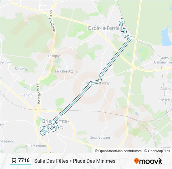 7716 Route: Schedules, Stops & Maps - Salle Des Fêtes / Place Des ...